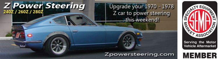 Z Power Steering – The original Datsun Z power steering retrofit solution